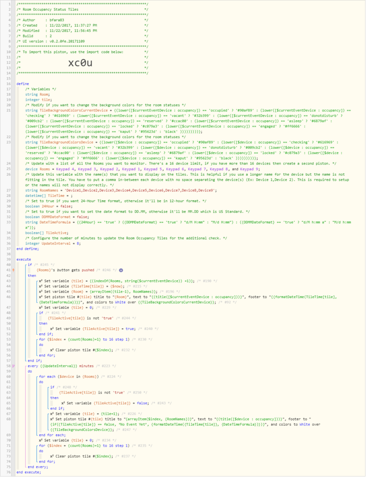 Device Tiles - webCoRE Wiki - Web-enabled Community's own Rule Engine